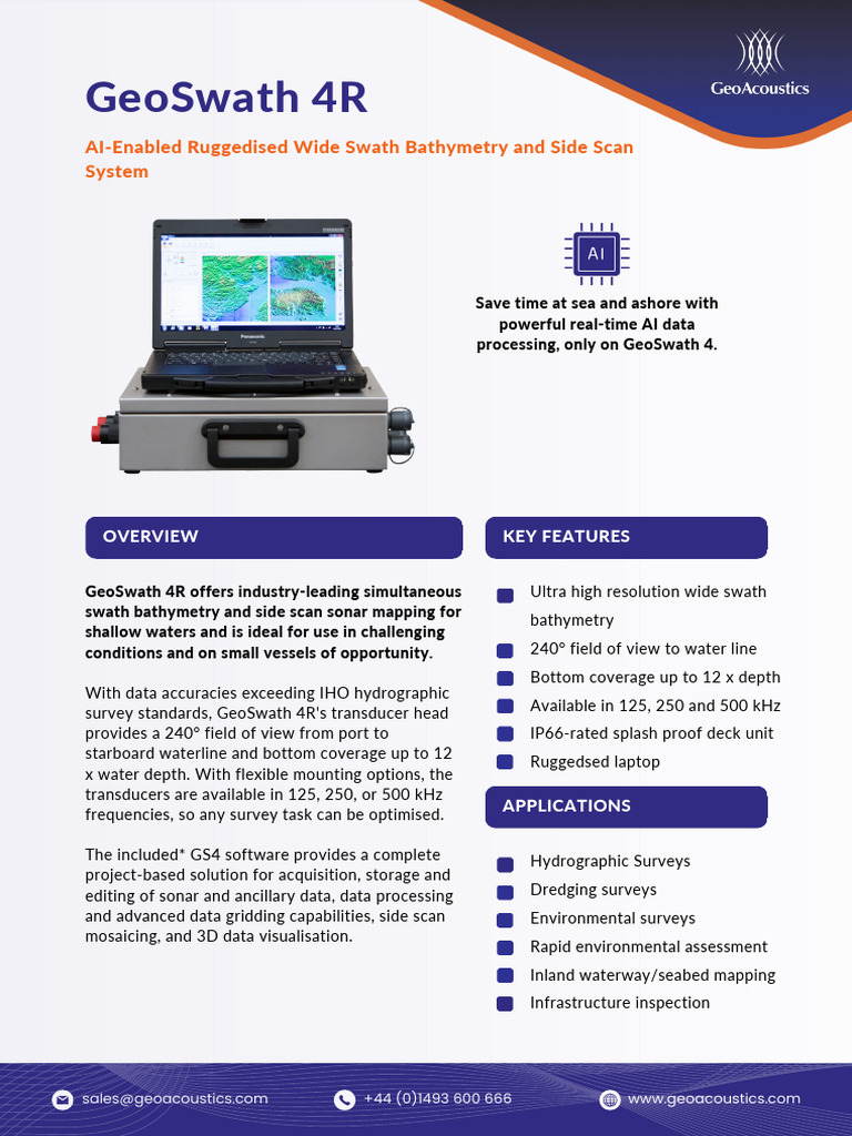 GeoSwath 4R 2024 | PDF | Earth Sciences