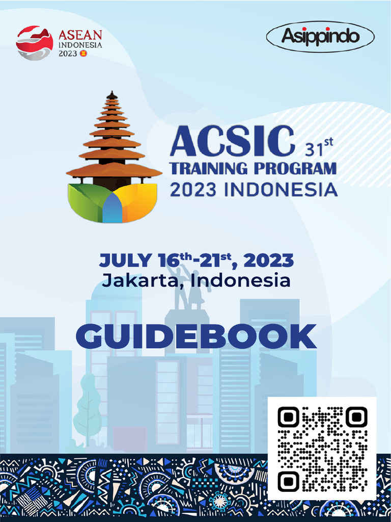 ACSIC Guide Book July 2023 | PDF | Jakarta | Indonesian Rupiah