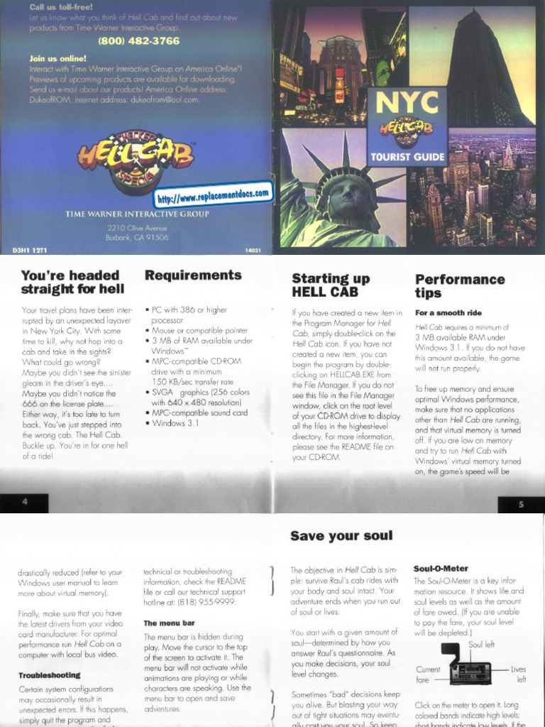Hell Cab - Manual | PDF