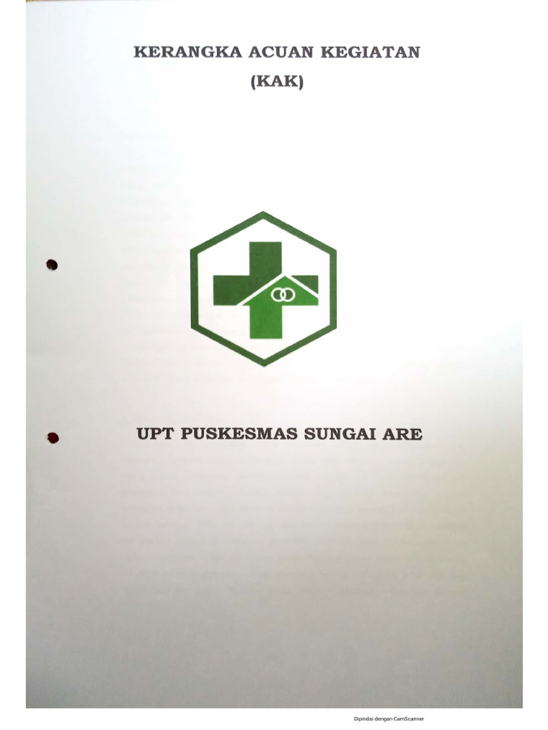 KAK Deteksi Dini Faktor Resiko Dan PTM Prioritas Di Masyarakat 2023 | PDF