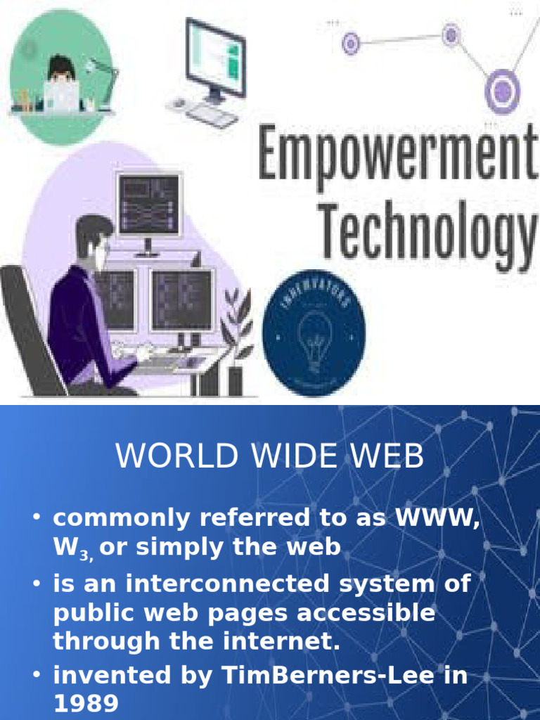 Emtech (Module1 1) | PDF | World Wide Web | Internet & Web