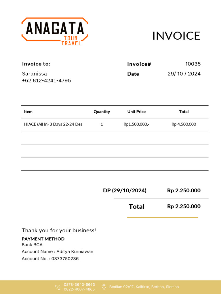 White Gold Simple Business Invoice - 20241029 - 192048 - 0000 | PDF