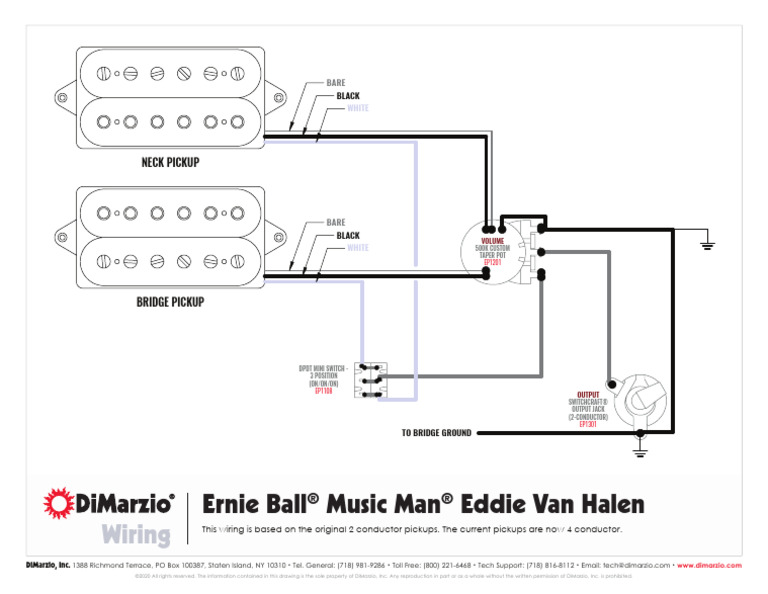 EVH Music Man Wiring Diagram | PDF | Irish Musical Instruments | Celtic ...