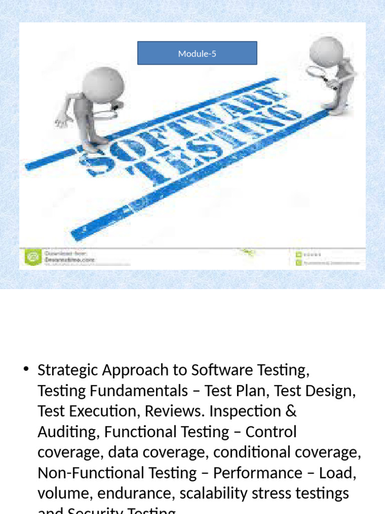 Module5 - Software Testing | PDF | Software Testing | Unit Testing