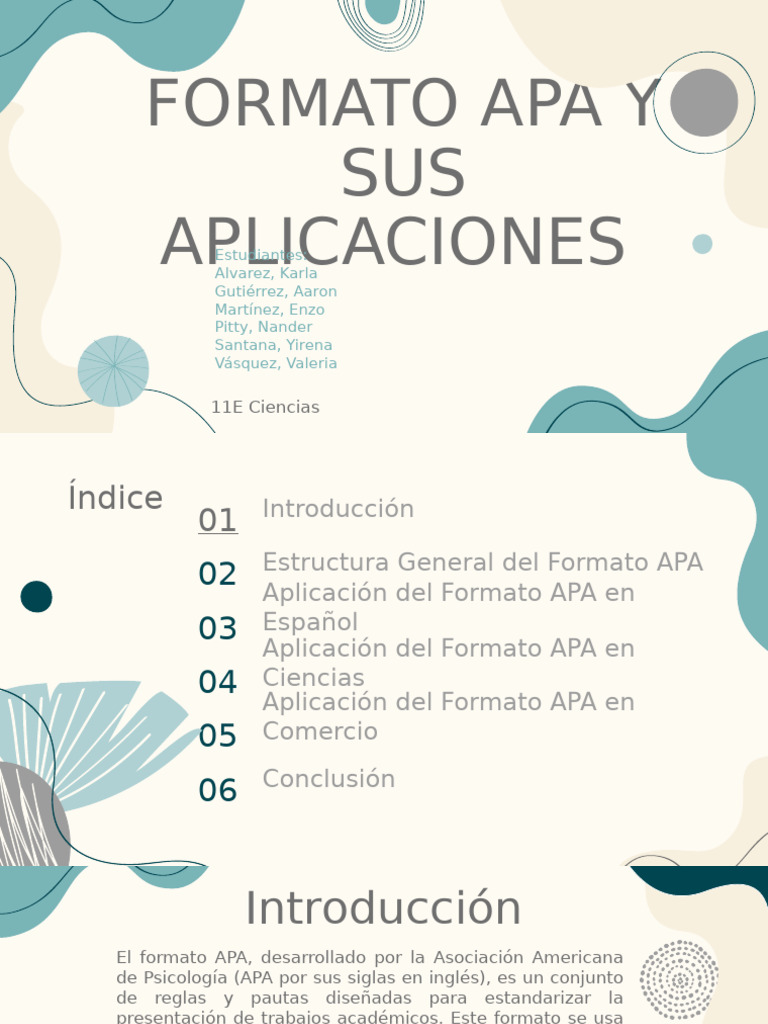 Formato Apa | PDF | Estilo apa | Sicología