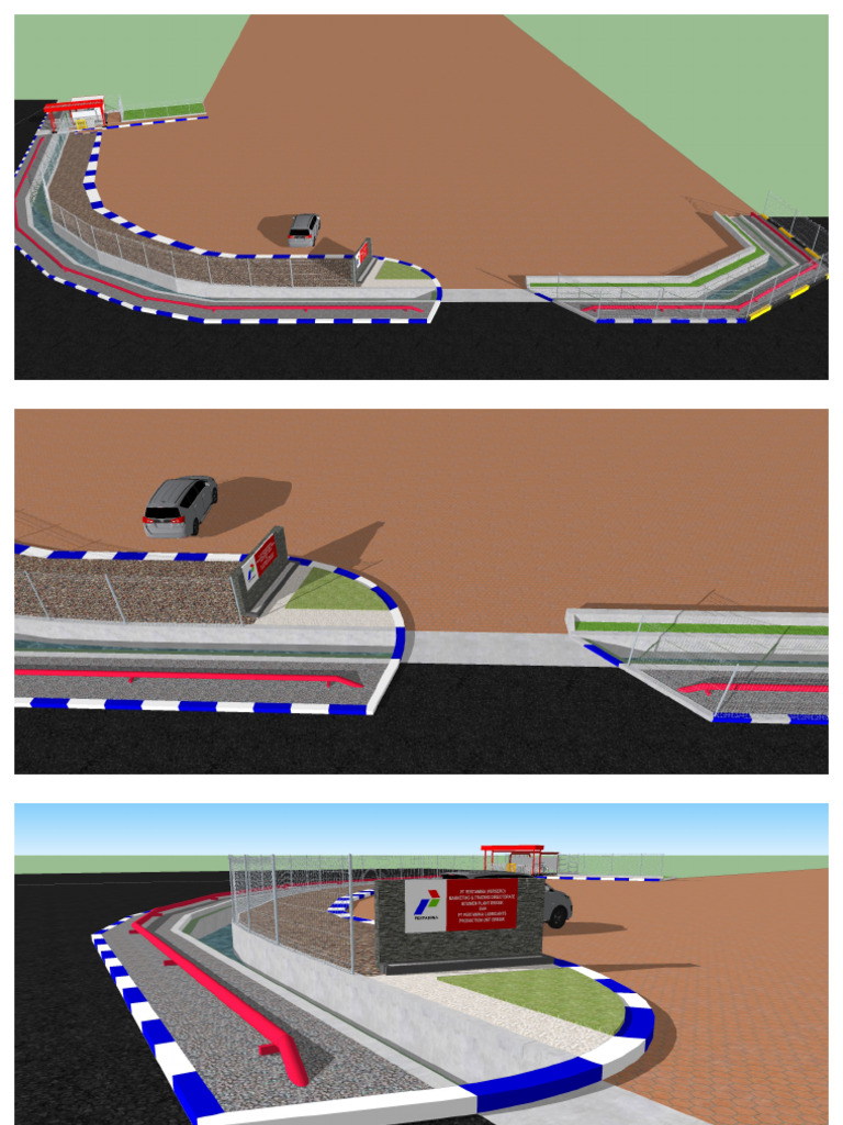 Revisi Tampak 3D Pagar BRC & Shelter Barrier Gate2 | PDF