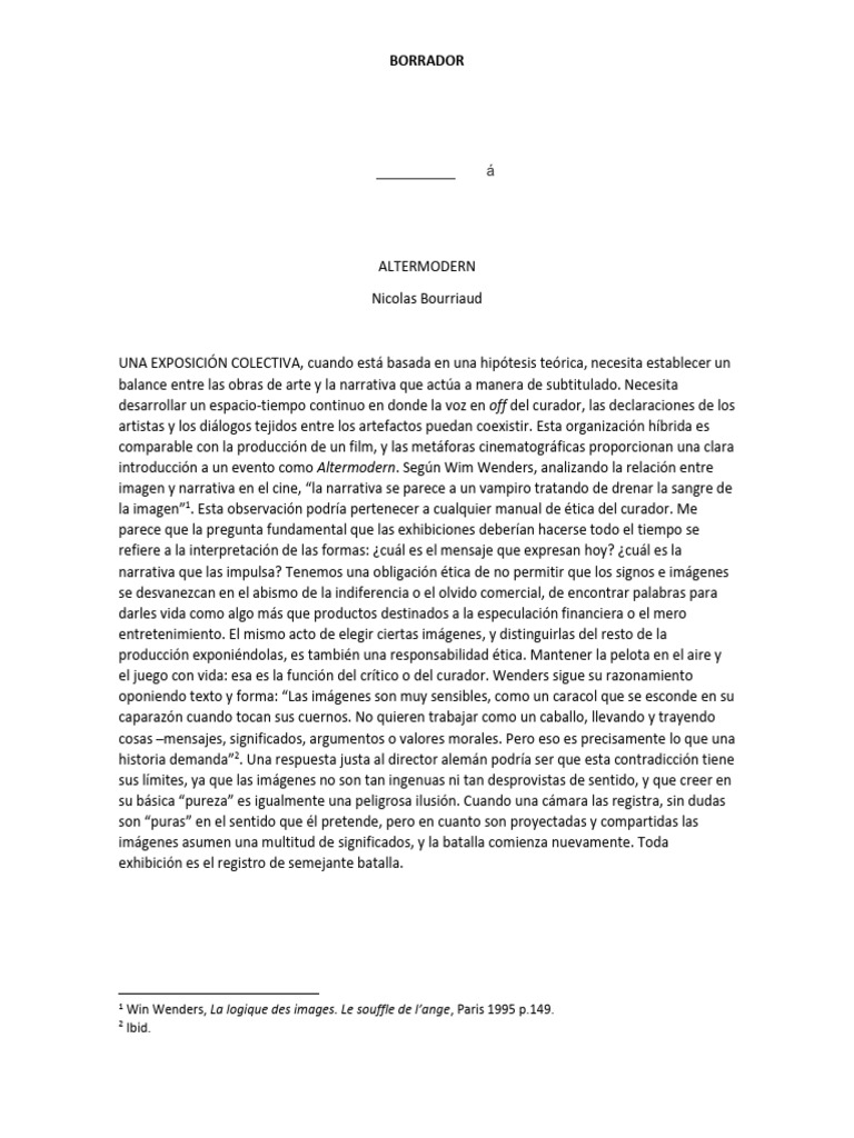 Catálogo ALTERMODERN Borrador Español | PDF | Globalización | Jean ...