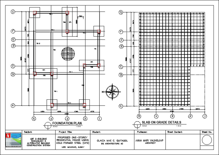 Foundation Plan | PDF