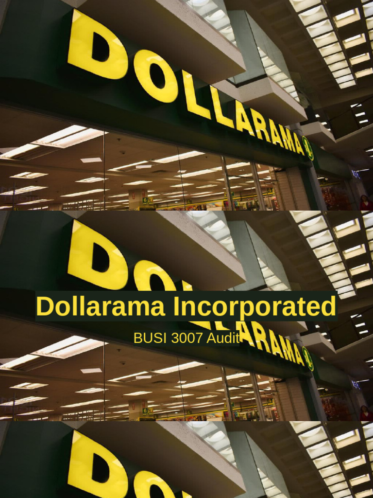 Dollarama Inc. Presentation | PDF | Inventory | Valuation (Finance)