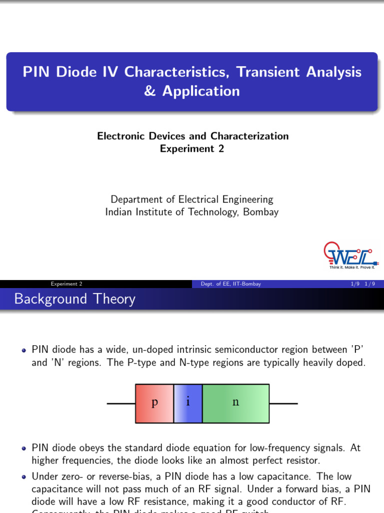 EE236_EXP2 | PDF | Diode | P–N Junction
