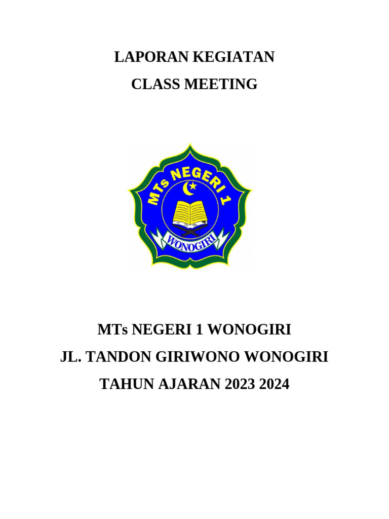Class Meting | PDF