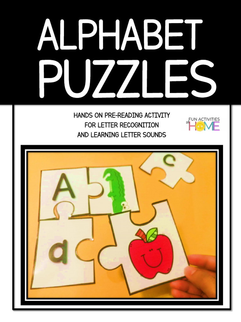 Puzzles: Alphabet | PDF | Phonics | Written Communication
