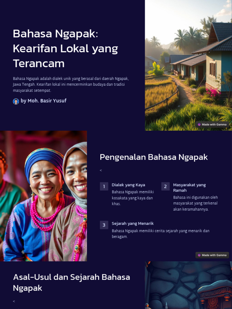 Tantangan Pelestarian Bahasa Ngapak | PDF