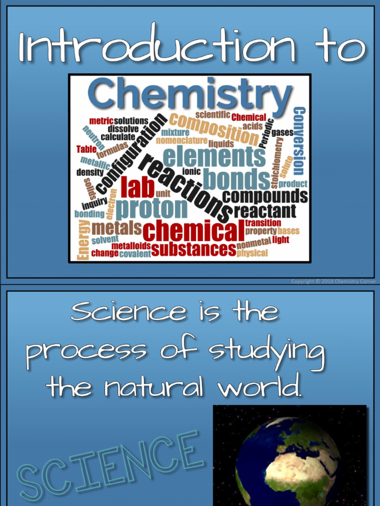 2.1 Introduction To Chemistry PowerPointt | PDF | Experiment | Science
