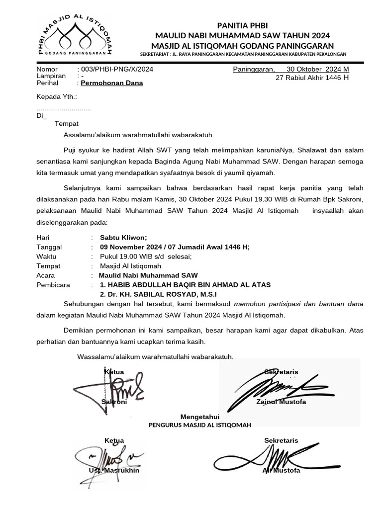 Proposal Amplop | PDF