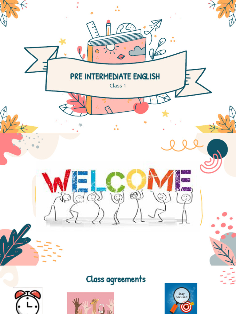 Pre-Intermediate English Class Overview | PDF | Career & Growth | Social Science