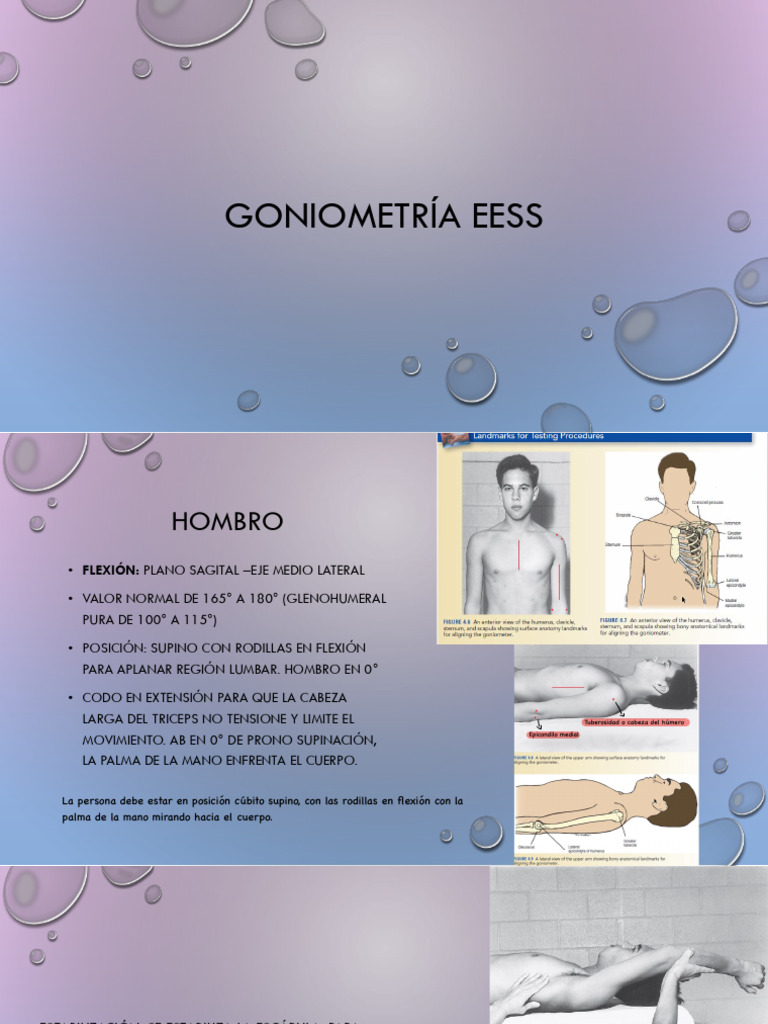 Goniometría EESS - ) 2 | PDF | Hombro | Codo