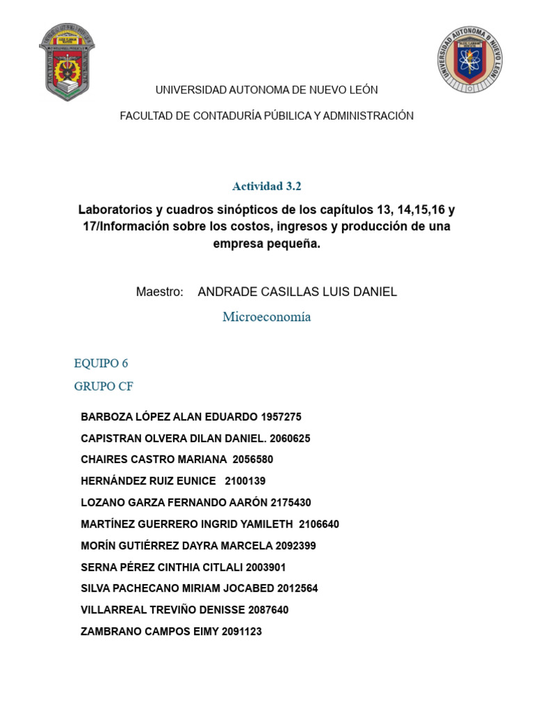 Eq6 ACT3.2 MICRO | PDF | Monopolio | Oligopolio