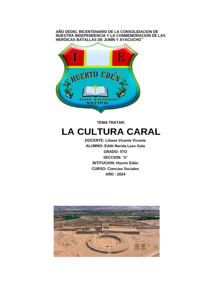 Actual Caral | PDF