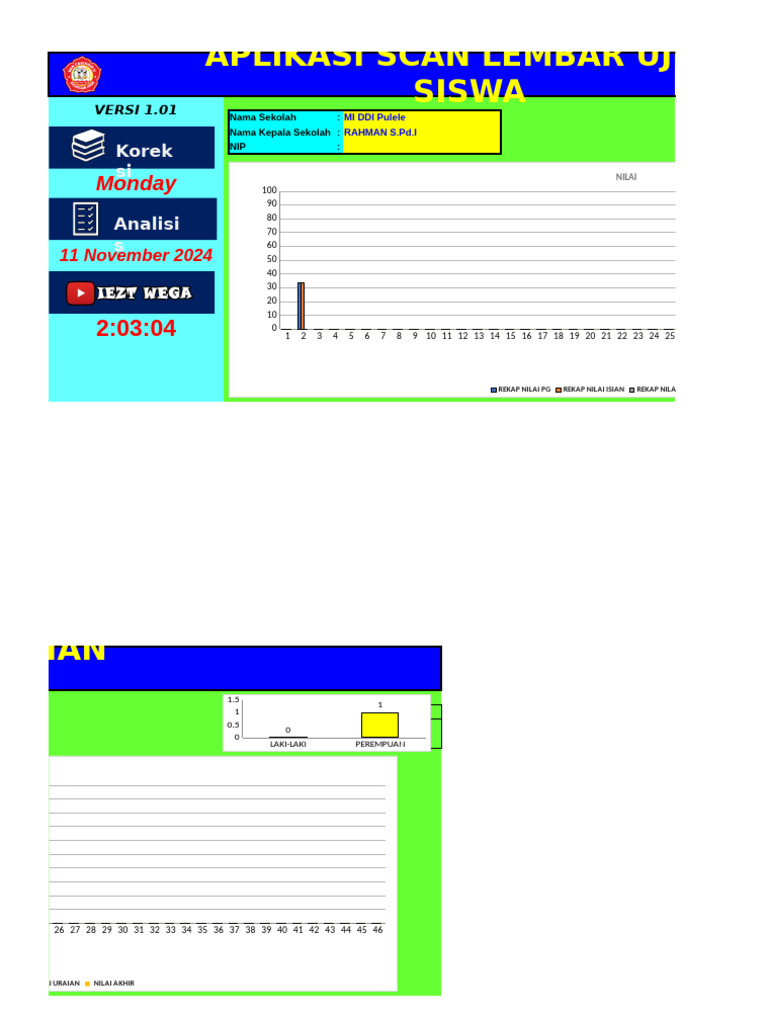 Apk. Scan LJK Siswa - Analisis Mapel | PDF