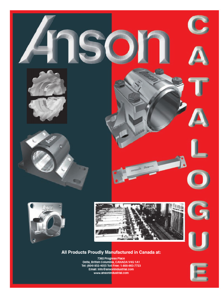 Anson 2500 Series Bearings Overview | PDF | Bearing (Mechanical ...