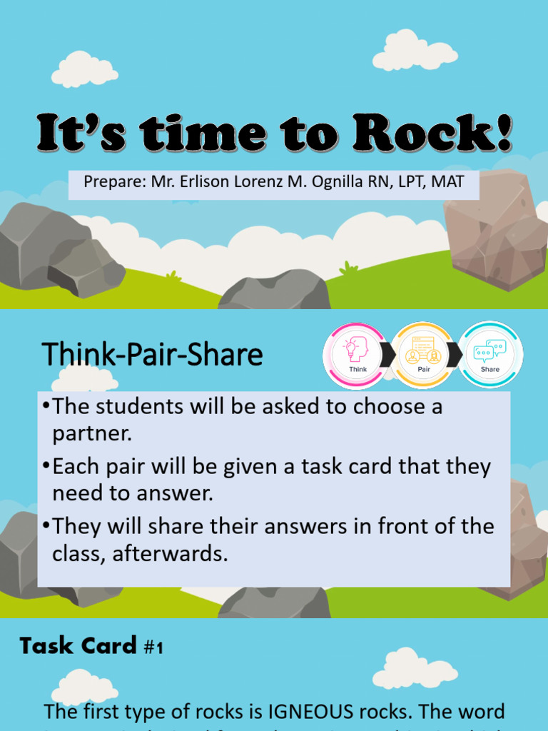 Rocks Development of The Lesson 2024 | PDF | Rock (Geology) | Rocks