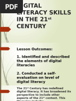 Digital Literacy Skills in The 21st Centur | PDF | Literacy | Communication