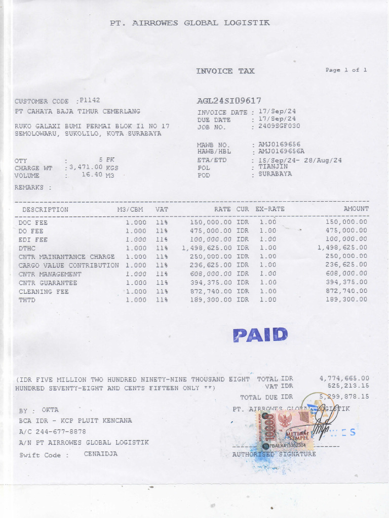 Shipping Charge | PDF