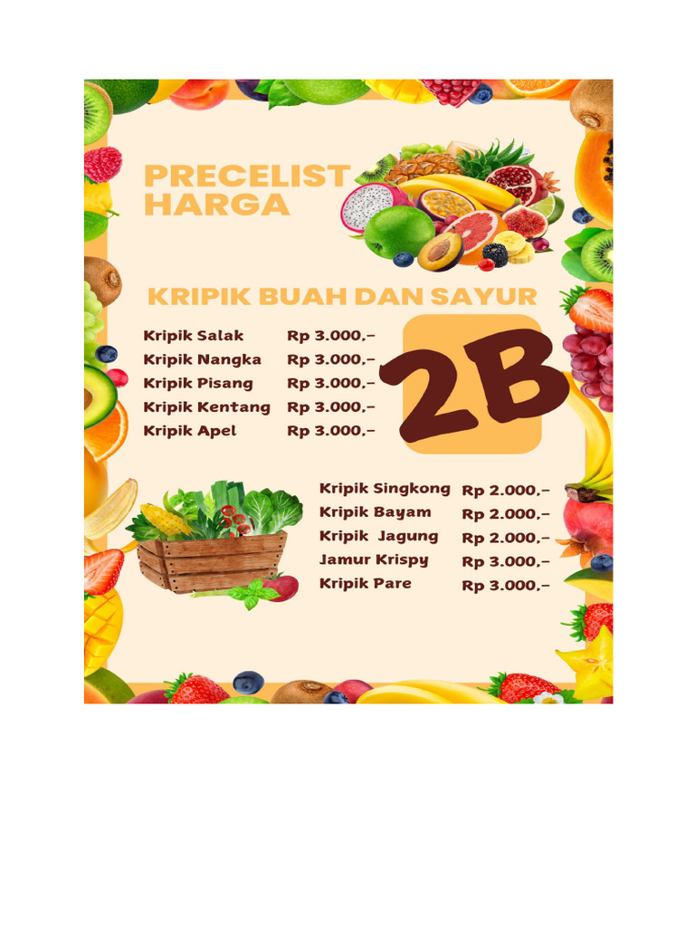 Menu Pdf