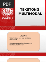 Ang Tesktong Multimodal FIL1 | PDF