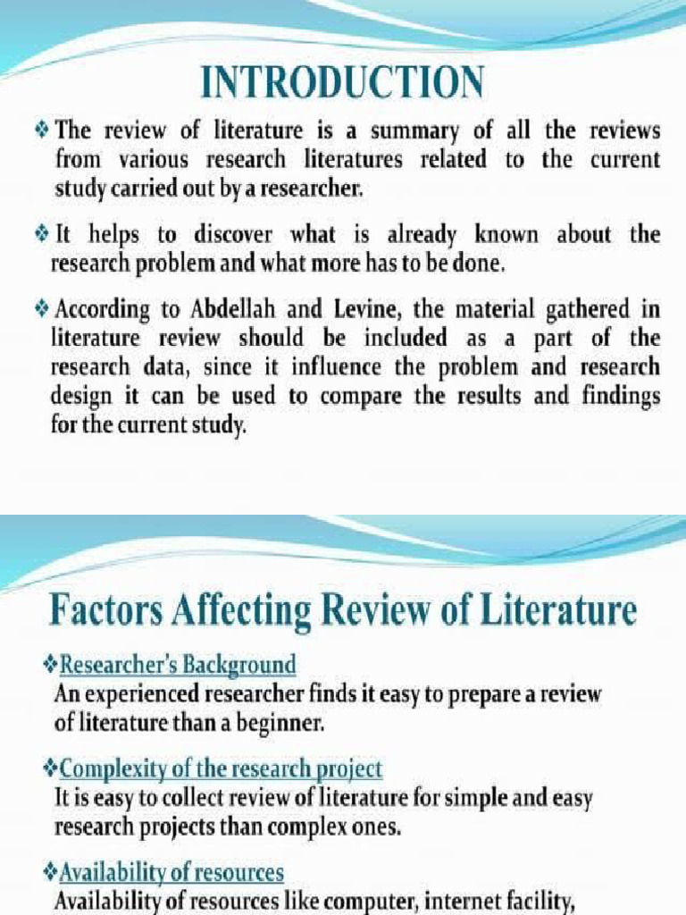 RRL Steps | PDF
