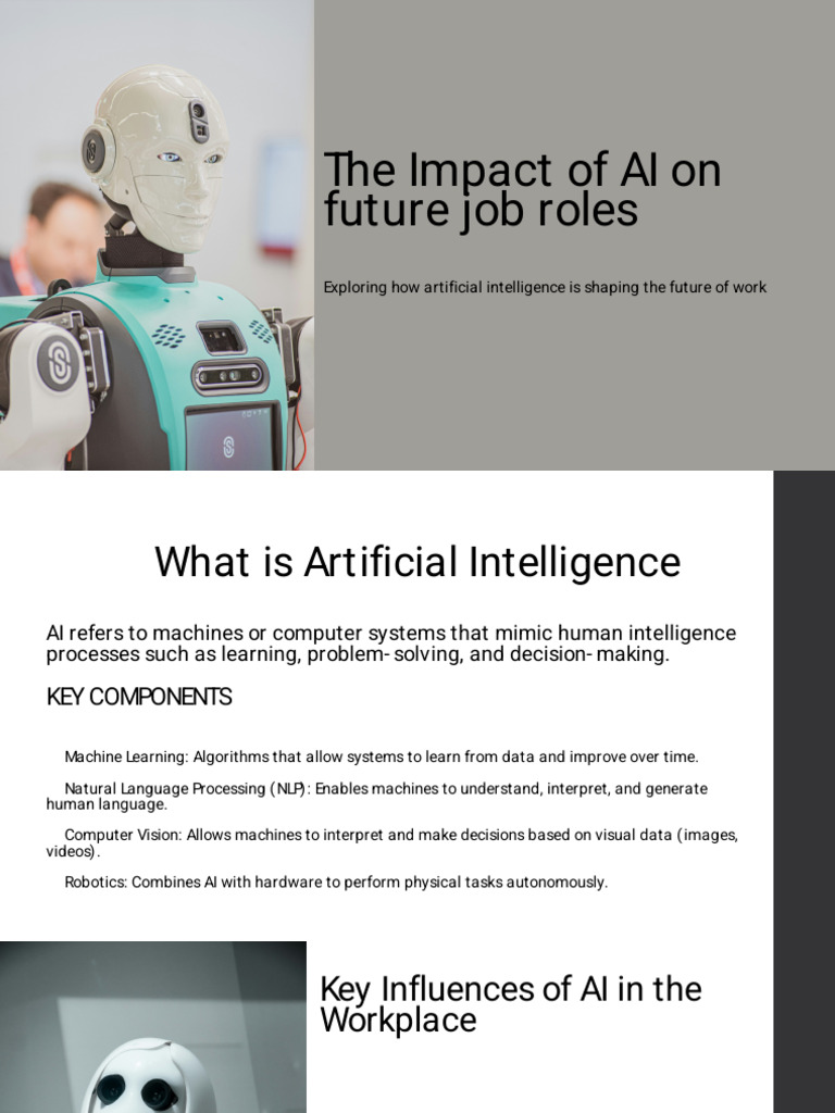 AI's Influence on Future Job Roles | PDF | Artificial Intelligence ...