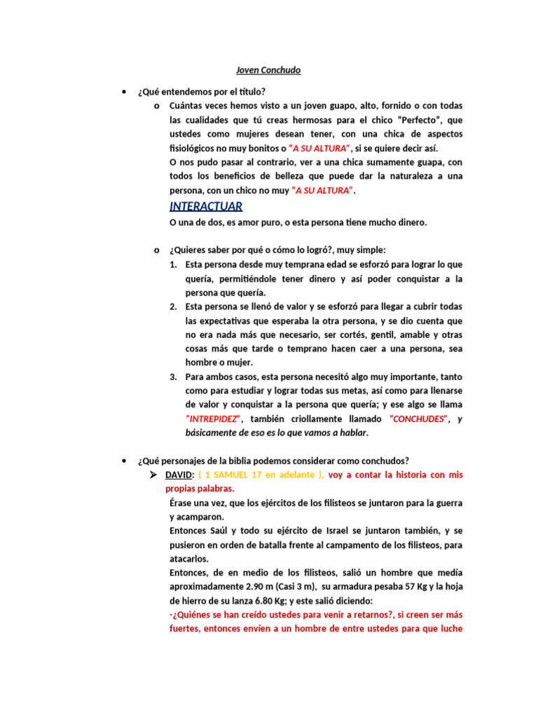 Joven Conchudo | PDF | David | Goliat