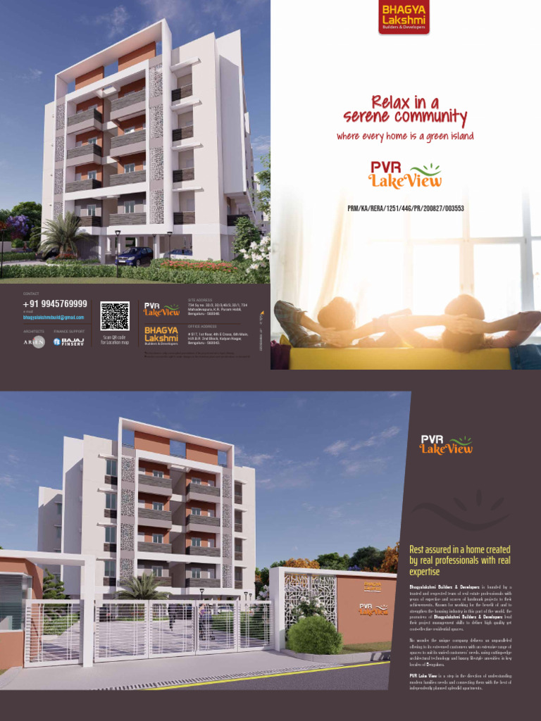 Bhagya PVR Lake View Brochure | PDF