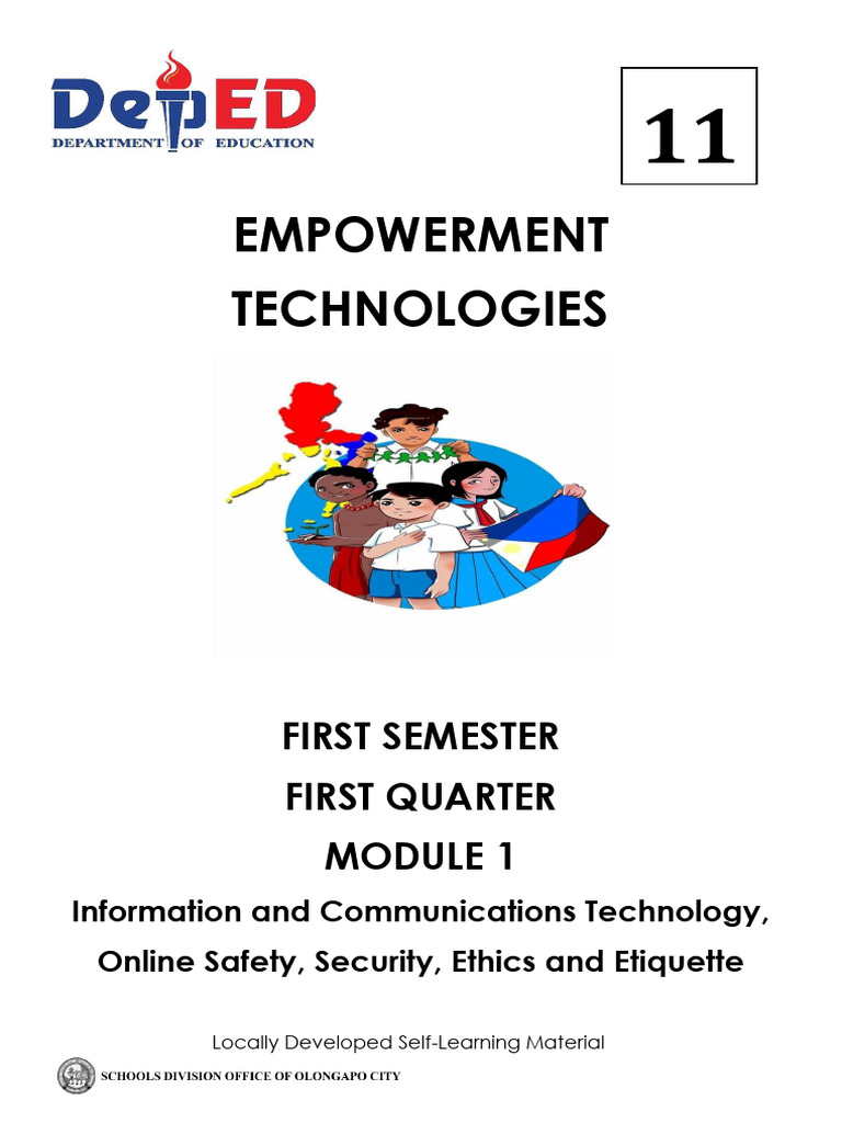 Empowerment Technologies Quarter 1, Module 1 | PDF | Malware | World Wide Web