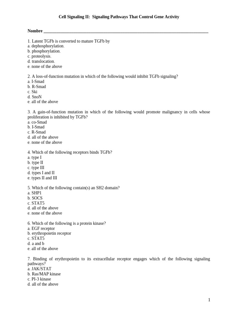 6e Ch 16 Cell Signaling II Signaling Pathways That Control Gene ...