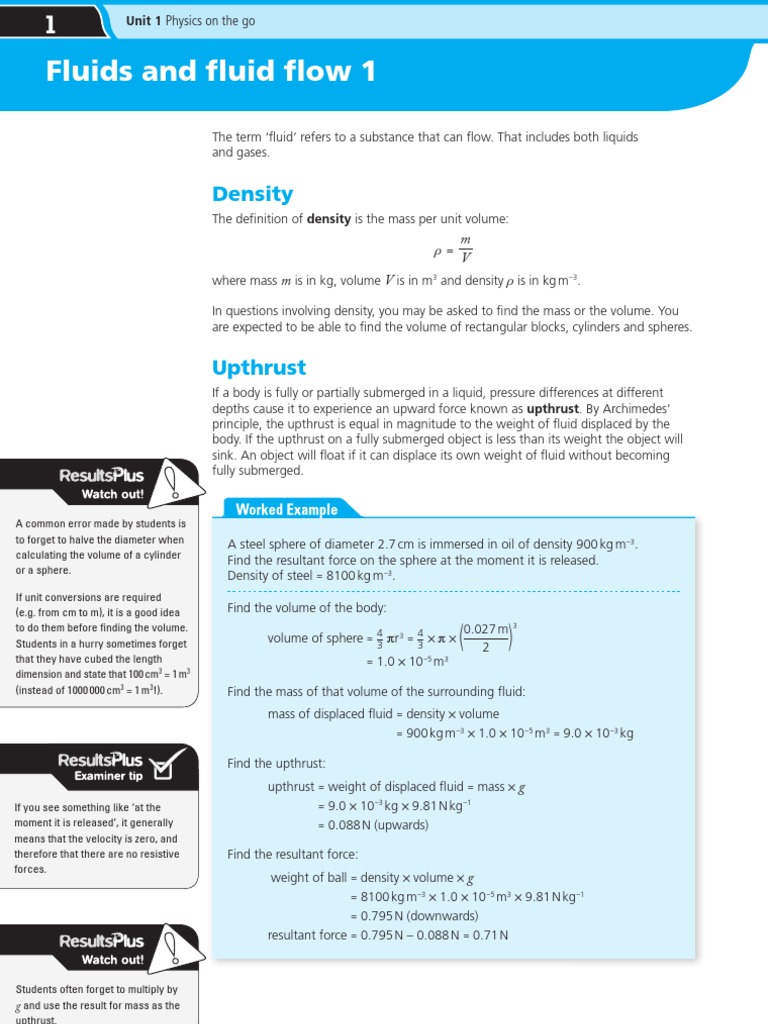 EdexcelASPhysics RevisionGuide9781846905957 Pg26to41 | PDF | Drag (Physics) | Viscosity