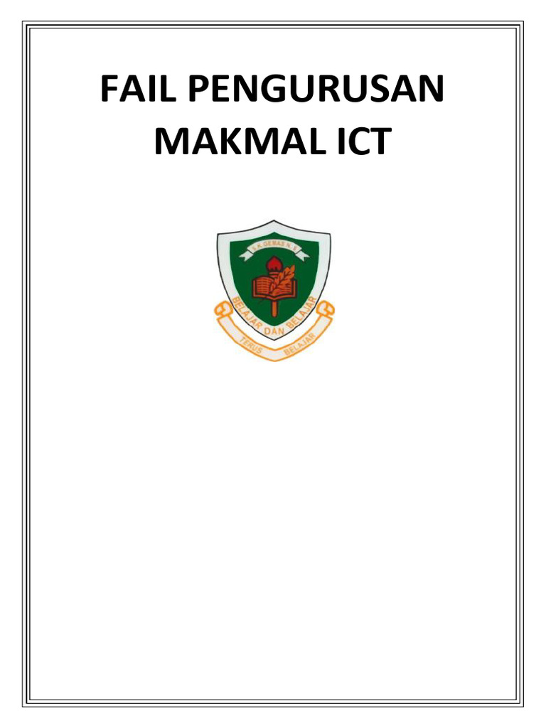 Fail Pengurusan Makmal Ict | PDF