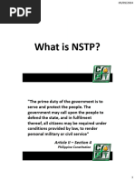 NSTP Midterm Exam Overview | PDF | National Security | Government