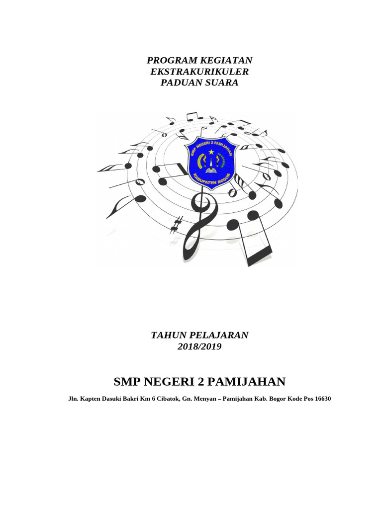 Dokumen - Tips - Program Kerja Paduan Suara | PDF