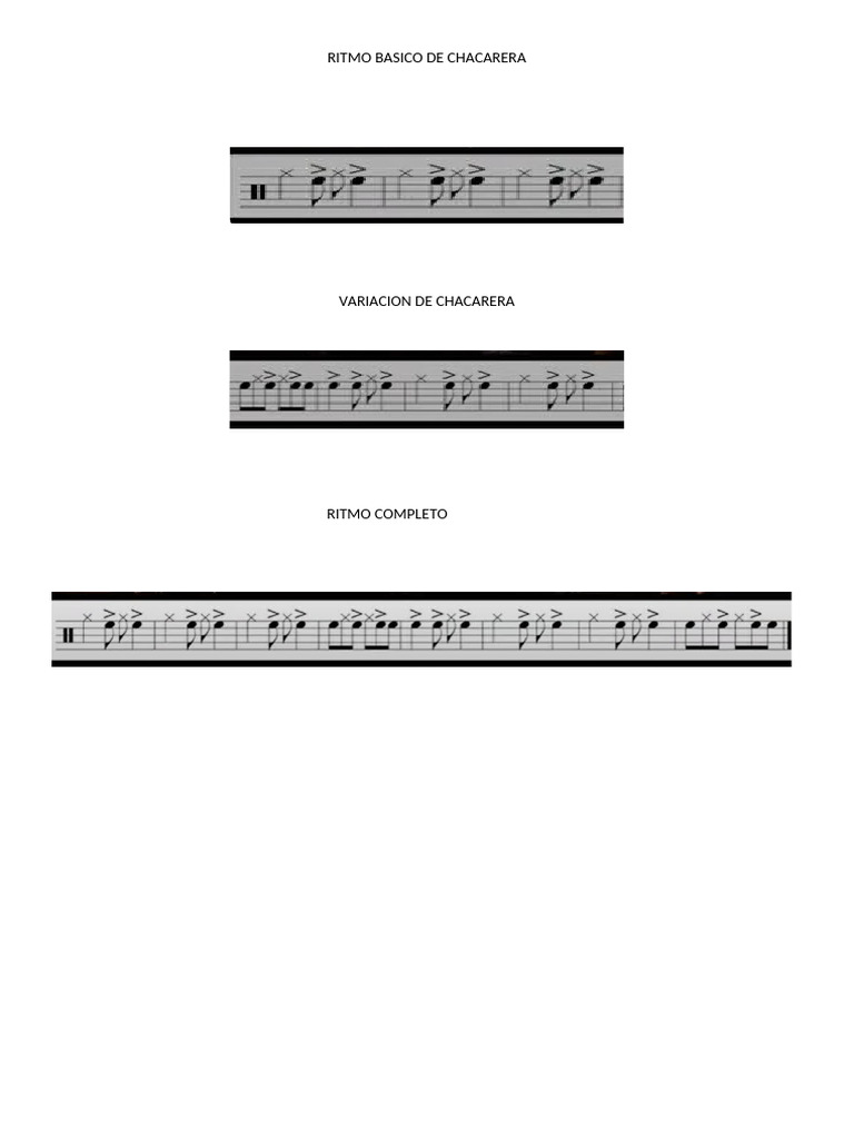 Clases para 5° (Lineas de Bombo) | PDF