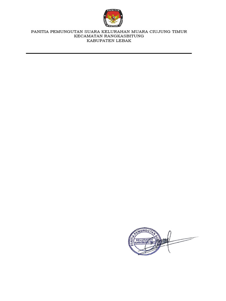 Undangan Pelantikan Dan Bimtek Kpps Pilkada 2024 | PDF