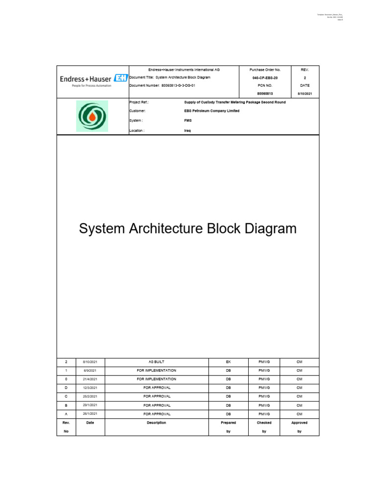 4.1-System Architecture Block Diagram | PDF