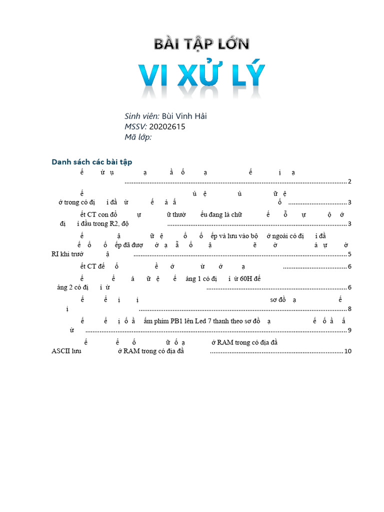BuiVinhHai 149952 20202615 VXL | PDF