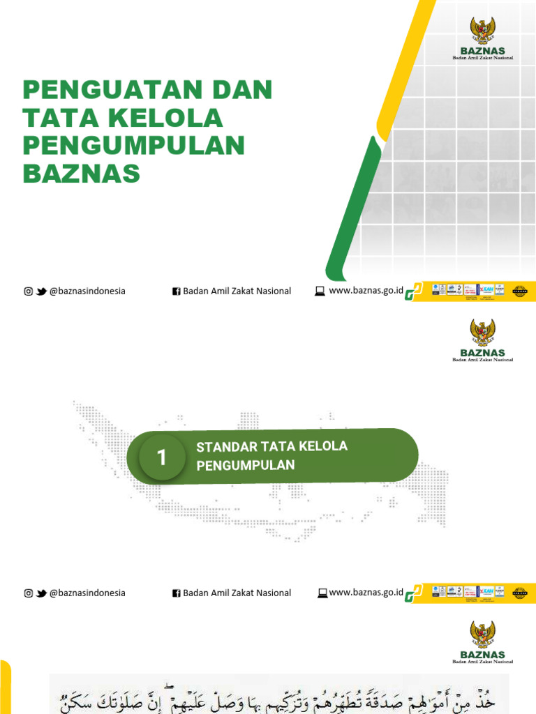 216-Materi Standar Tata Kelola Pengumpulan BAZNAS 2022 - Compressed | PDF