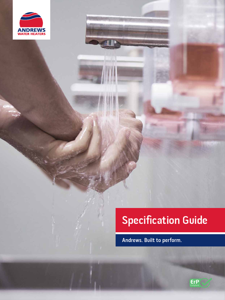 Andrews Water Heaters Brochure | PDF | Water Heating | Liquefied ...