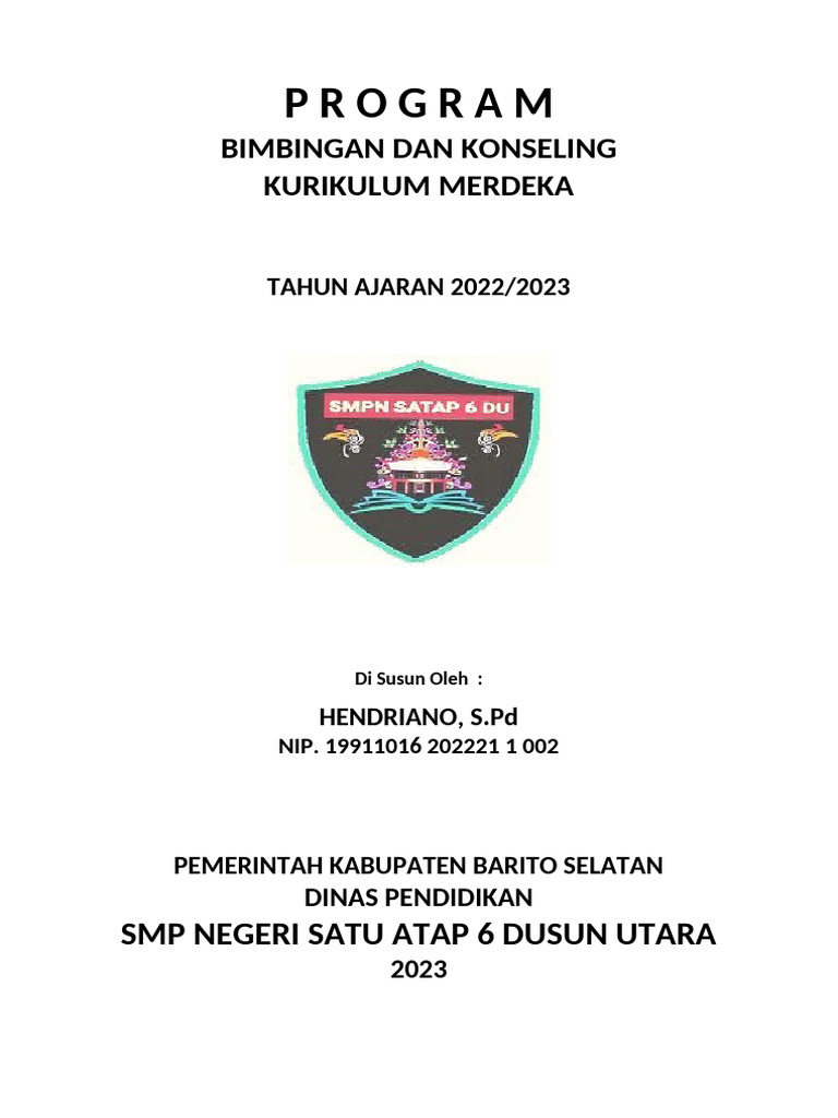 Program BK Kurikulum Merdeka | PDF | Kesehatan Holistik