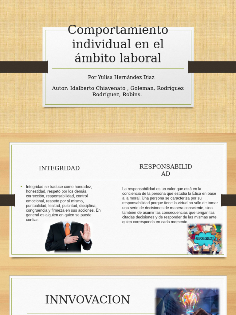 Comportamiento Individual en El Ámbito Laboral | PDF | Estrés (biología) | Inteligencia emocional