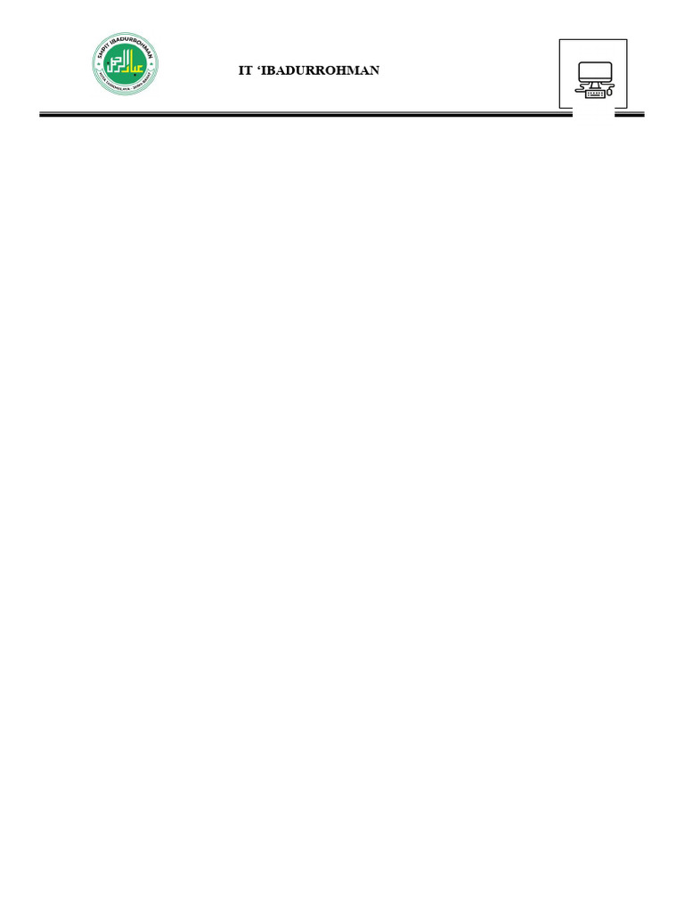 Soal Pts Tik Kelas Vii | PDF