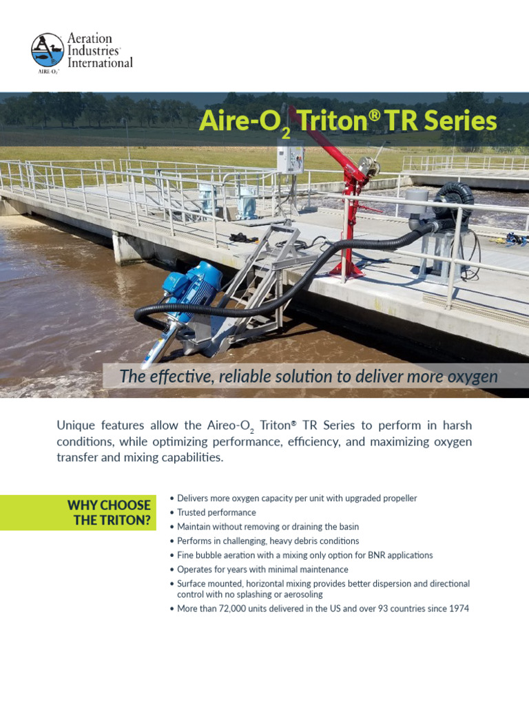 Triton TR Series Product Sheet W UBM | PDF | Stainless Steel ...